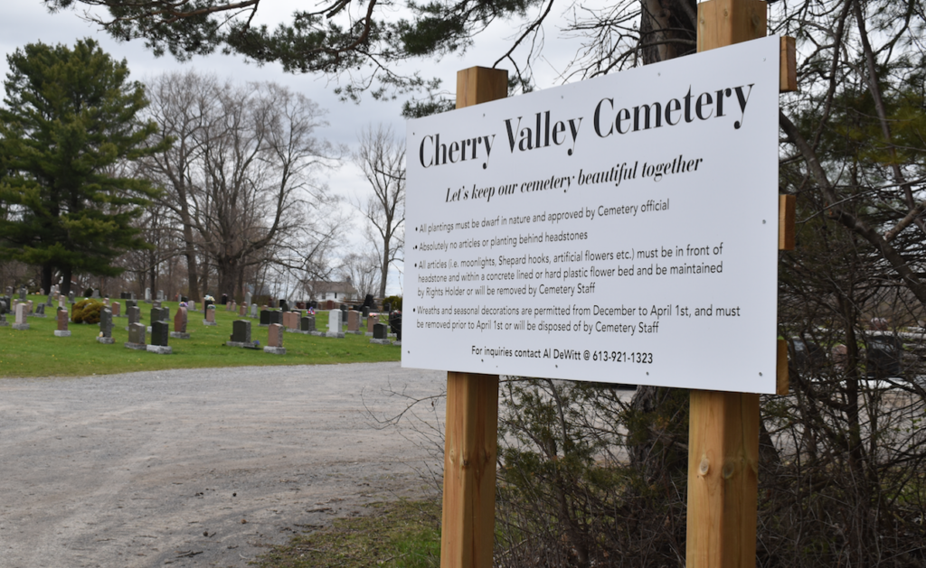 Sacred ground becomes contentious ground at Cherry Valley Cemetery ...
