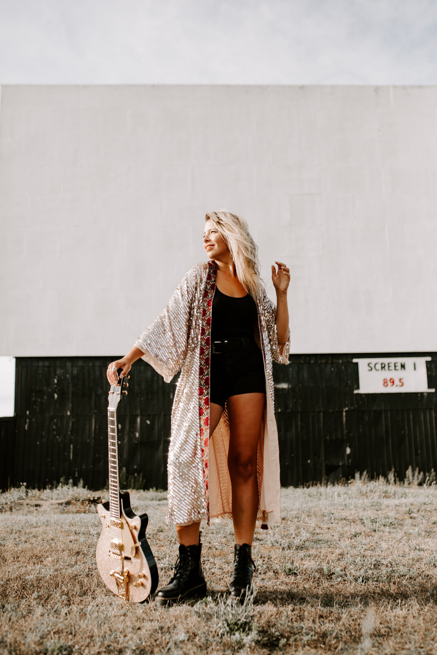 Miss Emily hits Mustang Drive-in for double show supporting Three Oaks ...