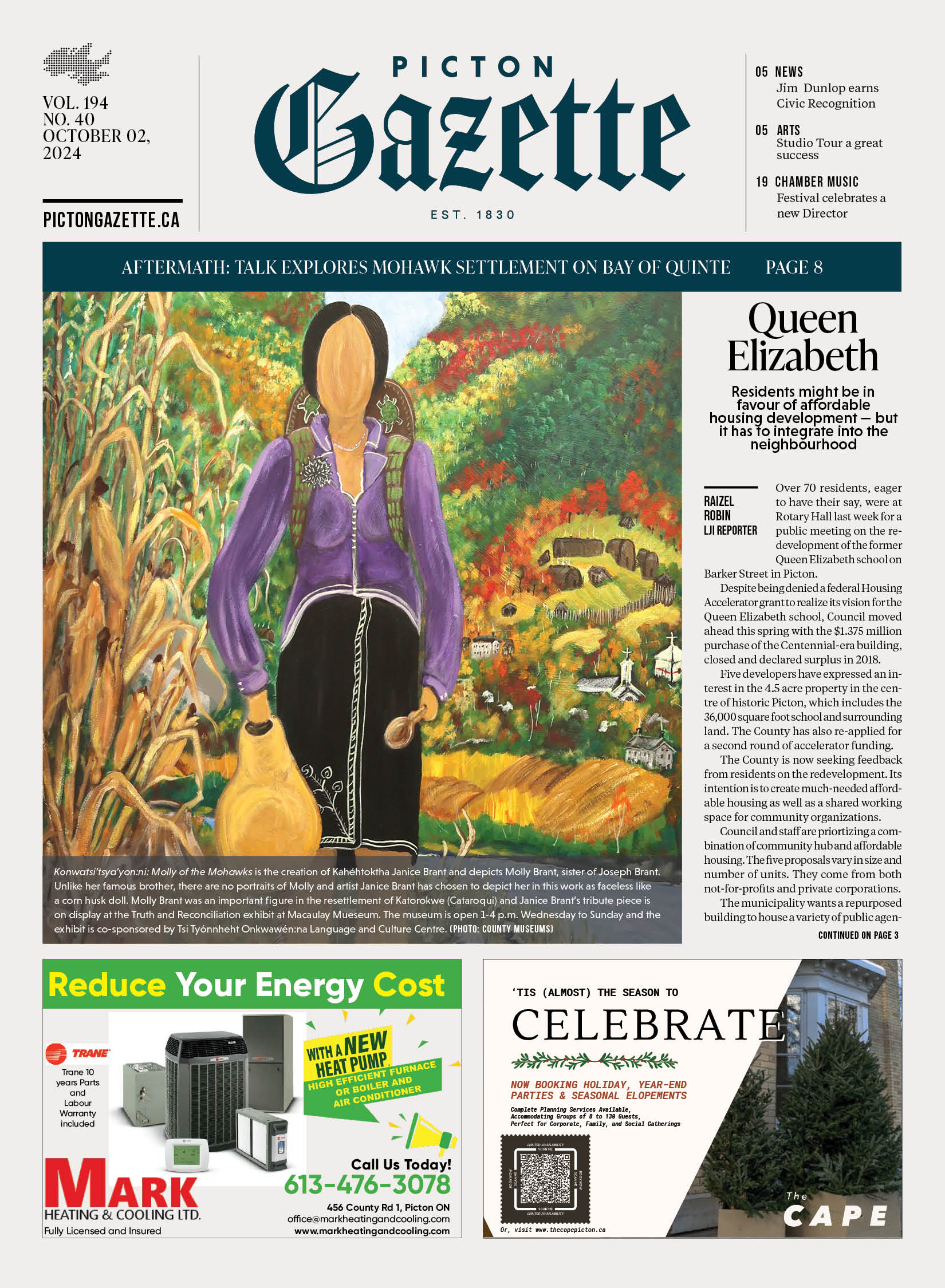 The Picton Gazette | Prince Edward County’s newspaper of record.