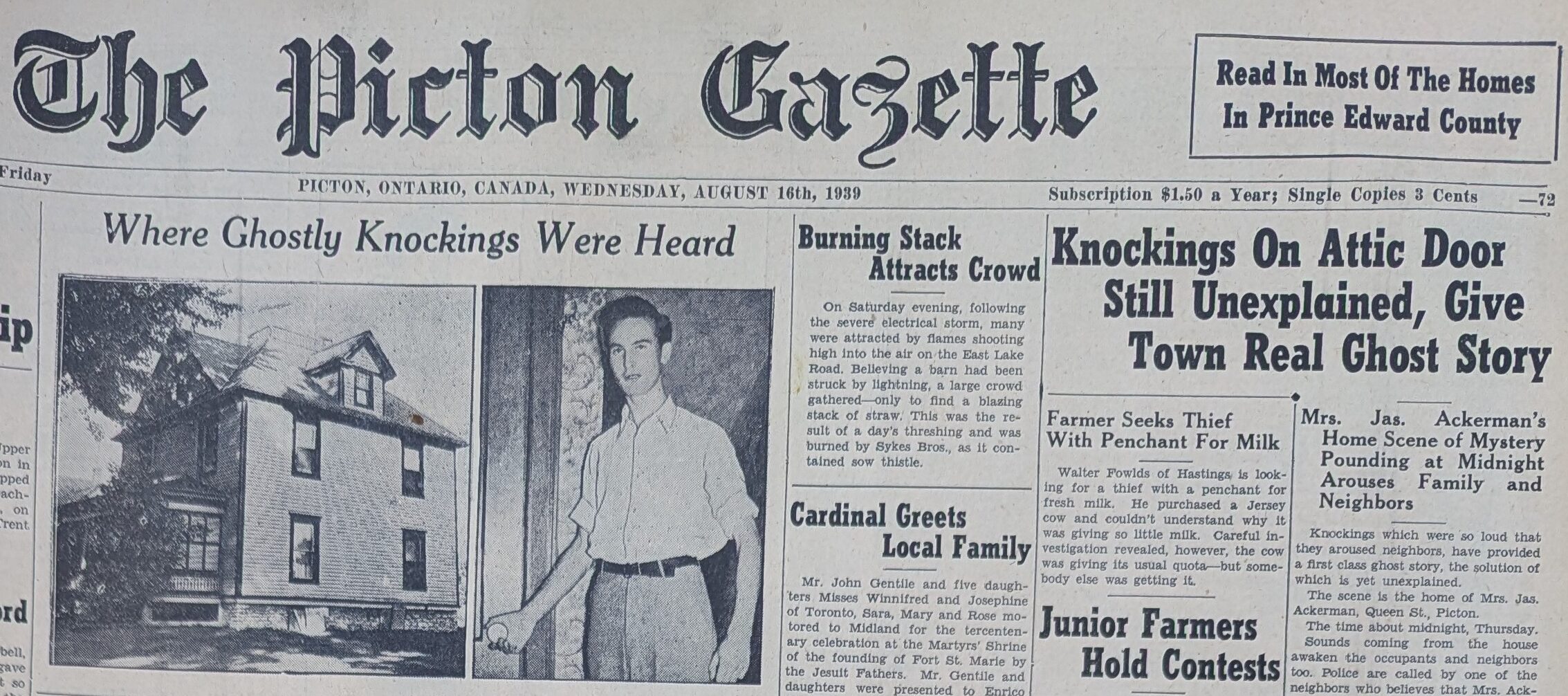 The Ghost of Queen Street - Picton Gazette | The Picton Gazette