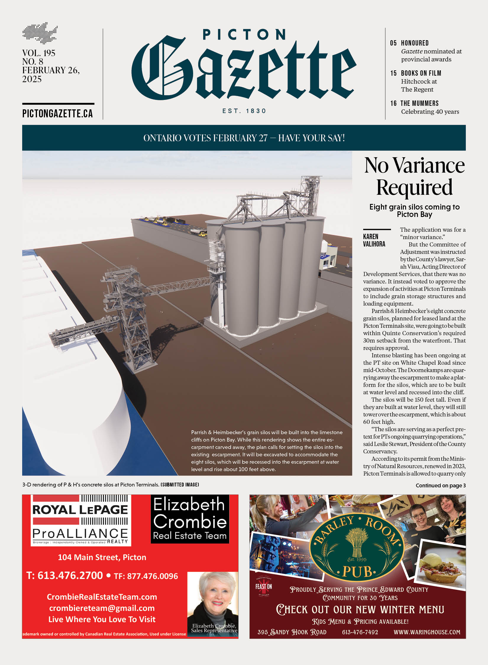 The Picton Gazette | Prince Edward County’s newspaper of record.