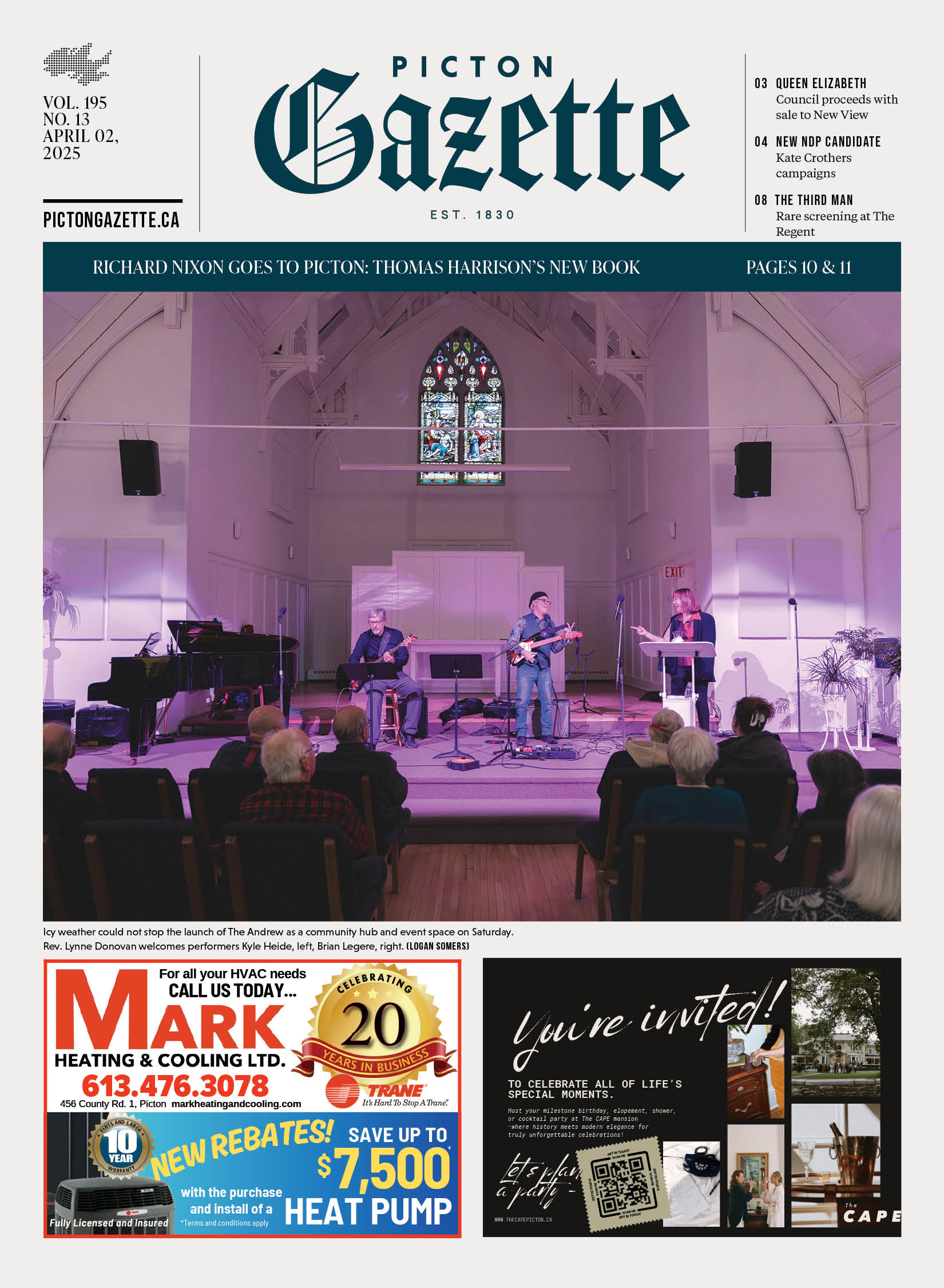 The Picton Gazette | Prince Edward County’s newspaper of record.