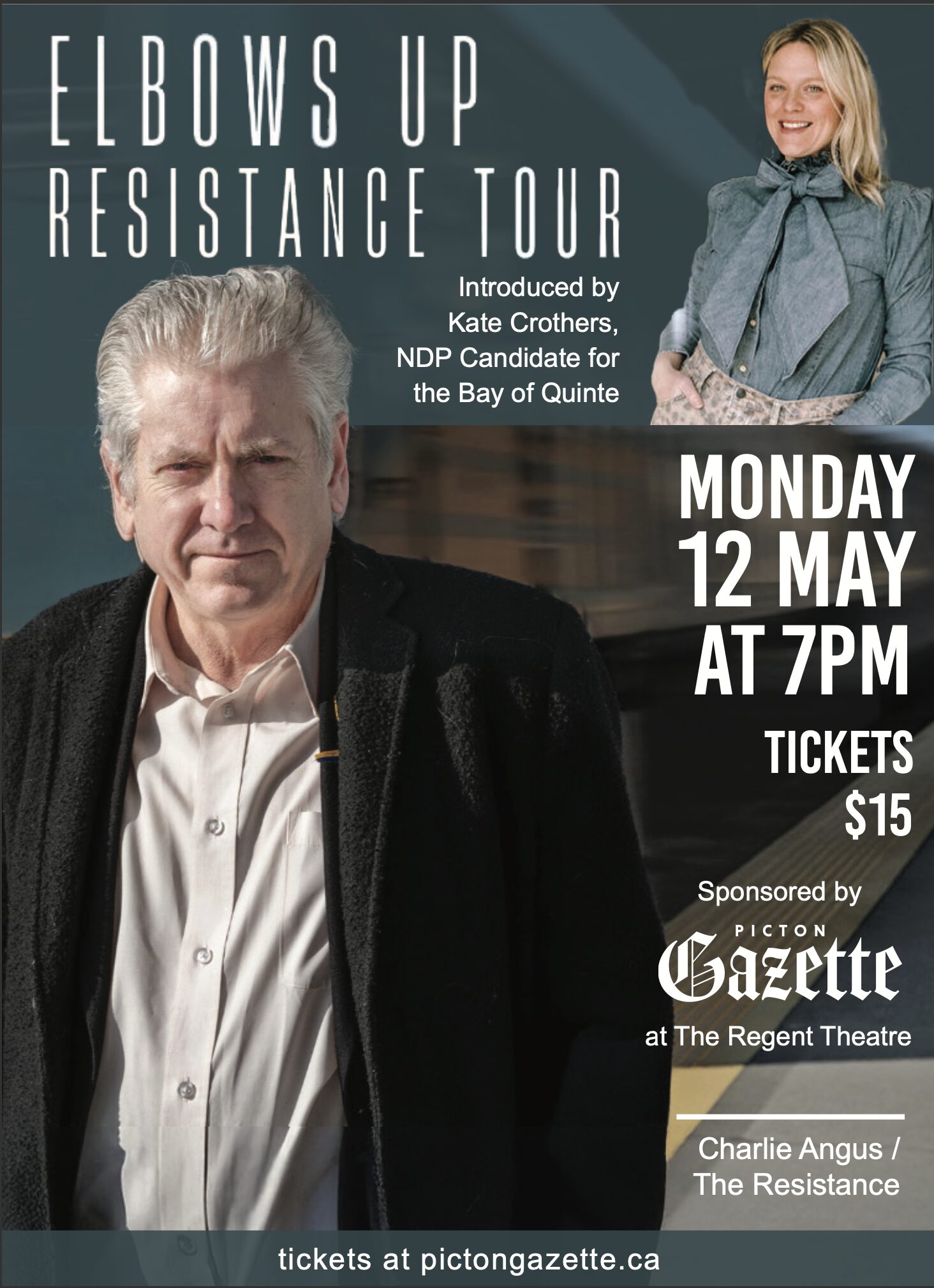 Charlie Angus Elbows Up! Resistance Tour - Picton Gazette | The Picton ...
