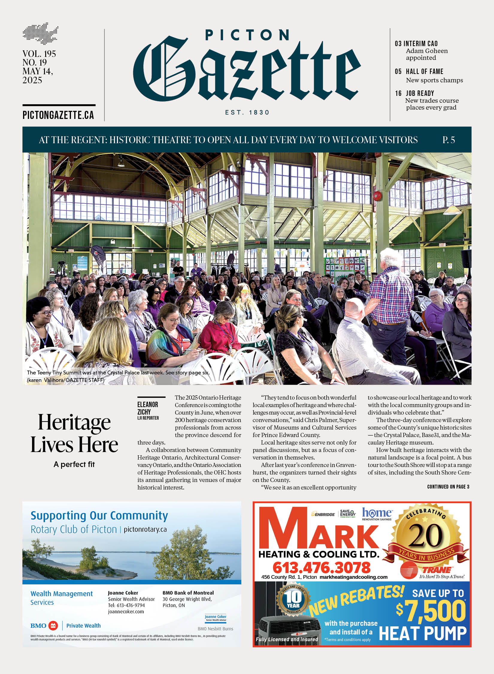 The Picton Gazette | Prince Edward County’s newspaper of record.