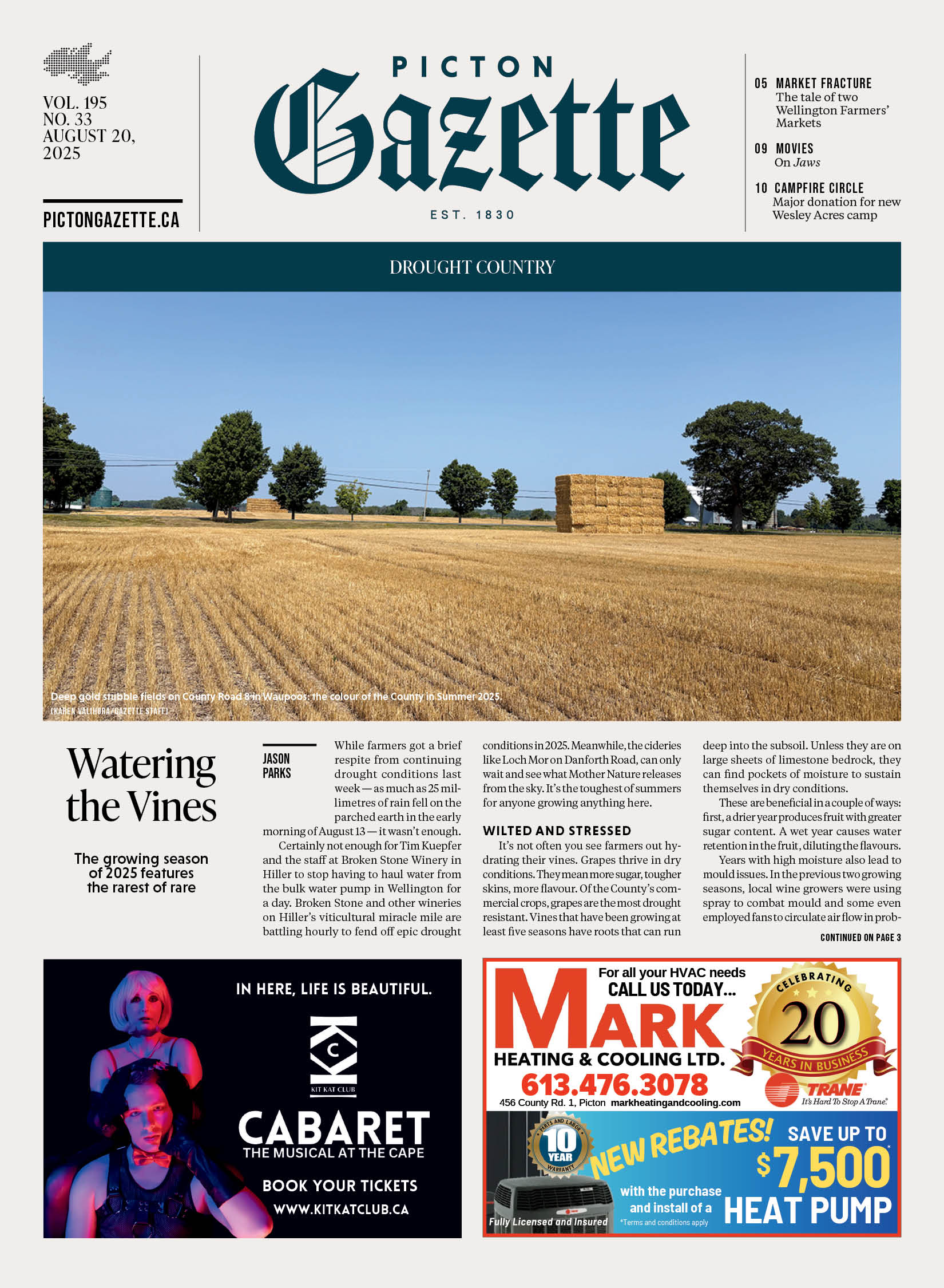 The Picton Gazette | Prince Edward County’s newspaper of record.