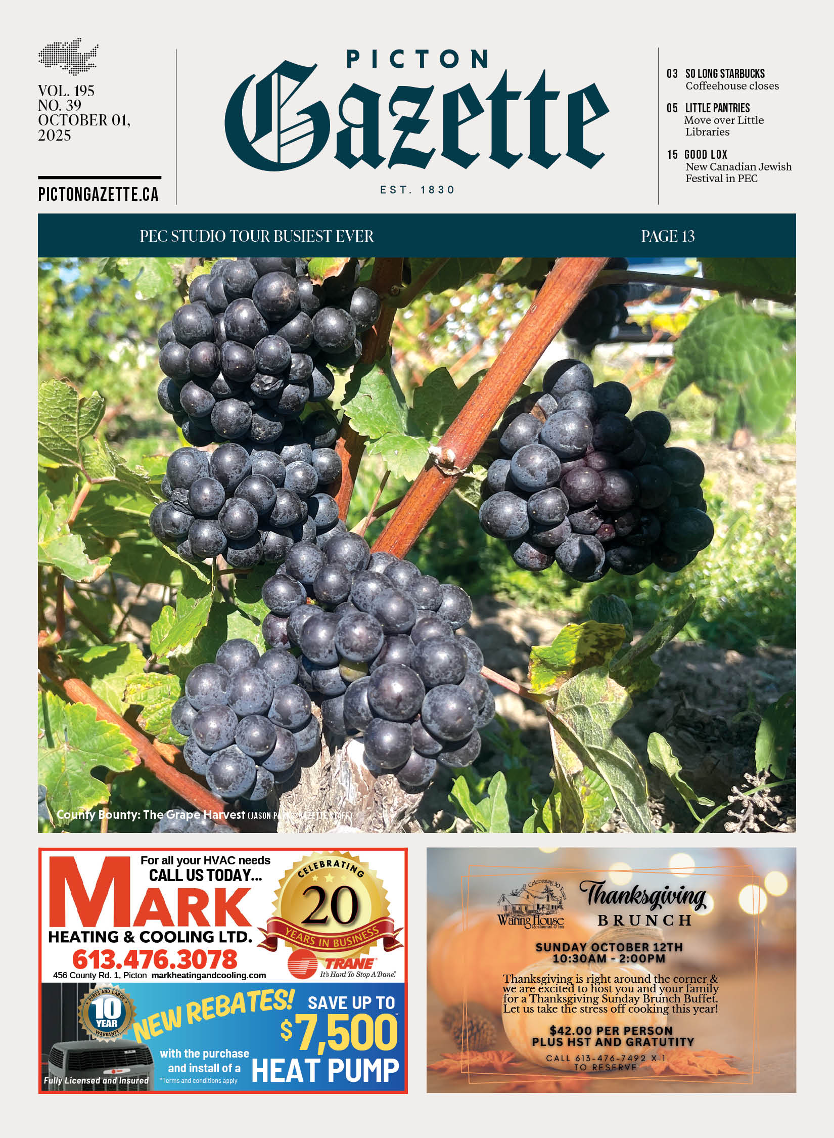 The Picton Gazette | Prince Edward County’s newspaper of record.