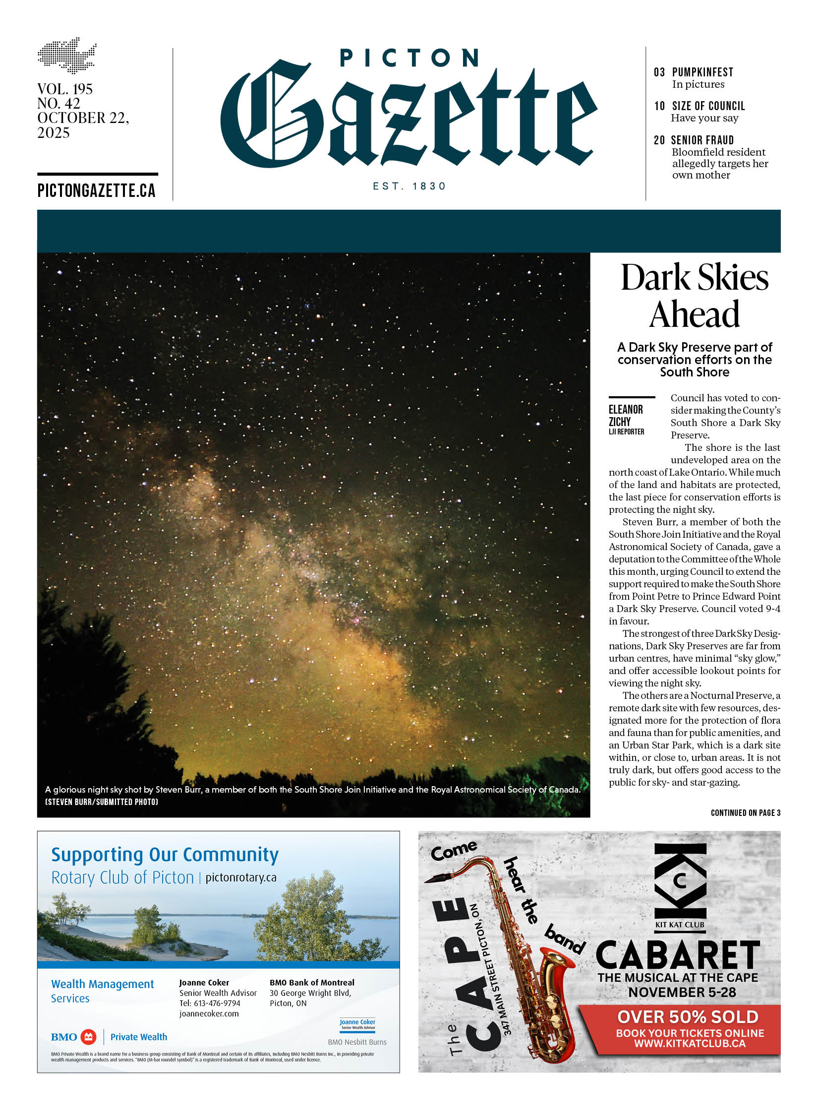 The Picton Gazette | Prince Edward County’s newspaper of record.